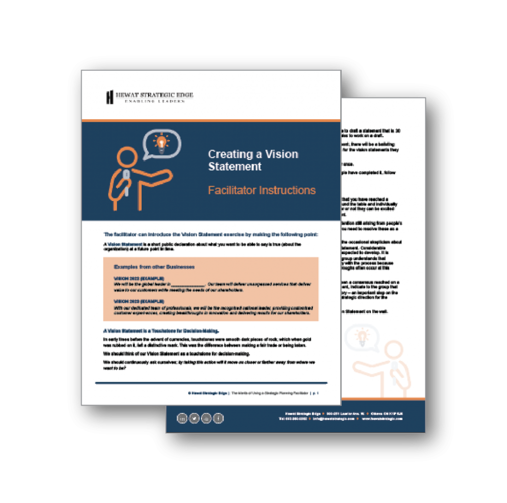 Creating a Vision Statement – Instructions on how to do it - Hewat ...